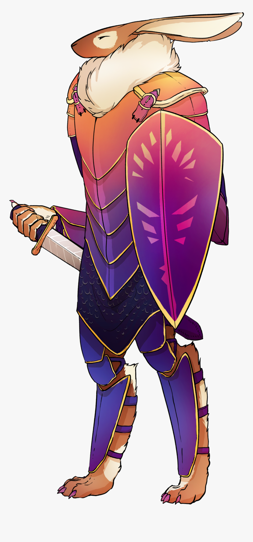 Anthro Rabbit, HD Png Download , Transparent Png Image - PNGitem