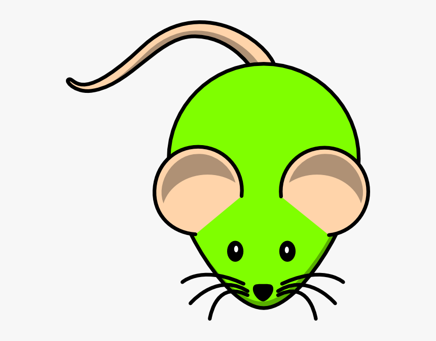 Green Mouse Svg Clip Arts - Mouse Male Clip Art, HD Png Download ...