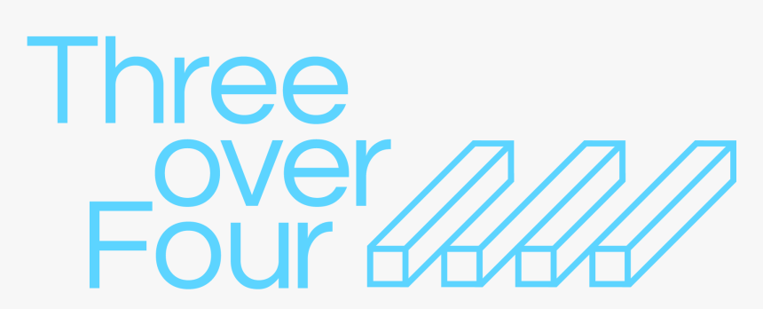 Three Over Four Logo - Three Over Four, HD Png Download , Transparent ...