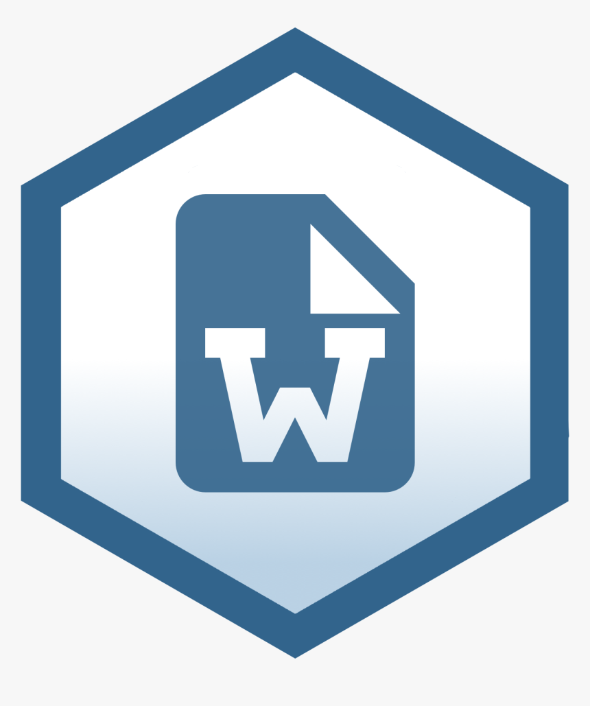 Badge For Microsoft Word - Emblem, HD Png Download , Transparent Png ...