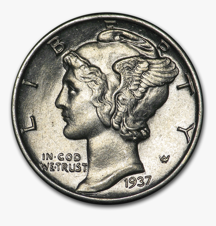 Mercury Dime, HD Png Download , Transparent Png Image - PNGitem