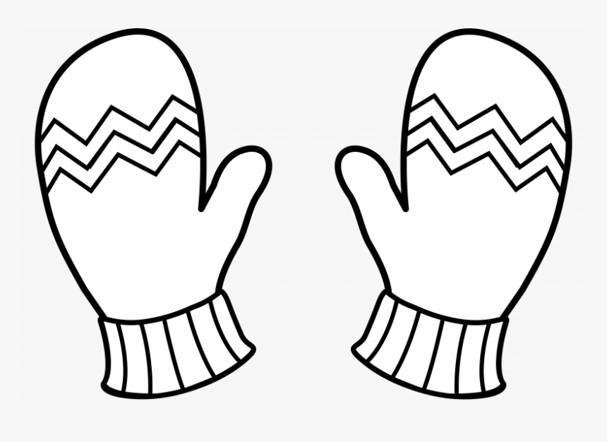 Mittens Jokingart Com - Mittens Clipart Black And White, HD Png ...