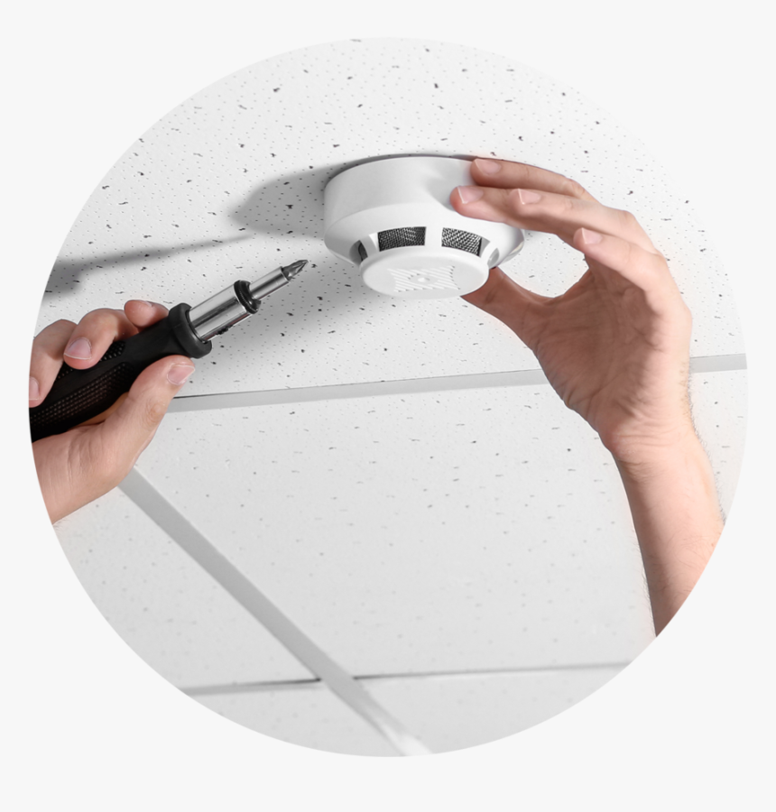 Fire-round1 - Smoke Detector, HD Png Download , Transparent Png Image ...