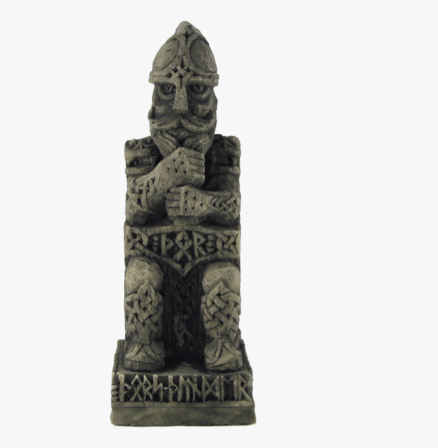 Sitting Norse God Thor Statue - Norse Statues, HD Png Download ...