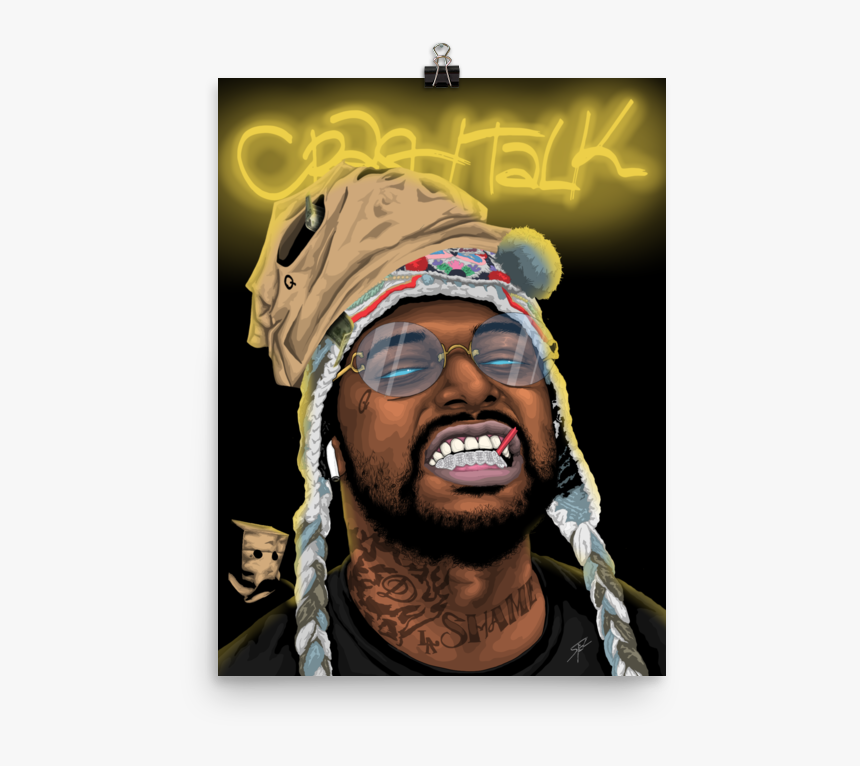 Image Of Schoolboy Q Premium Luster Poster - Illustration, HD Png ...