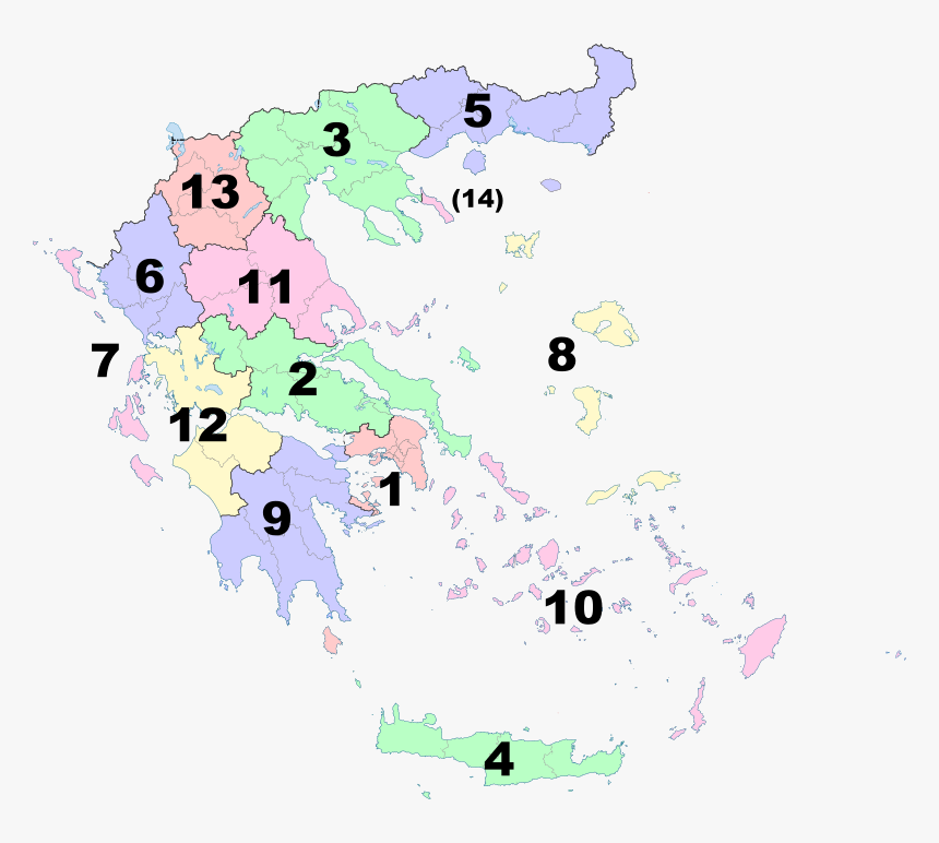 Greece Map, HD Png Download , Transparent Png Image - PNGitem