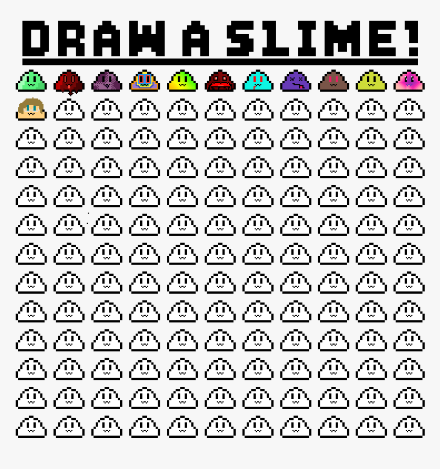 Draw Slime, HD Png Download , Transparent Png Image - PNGitem