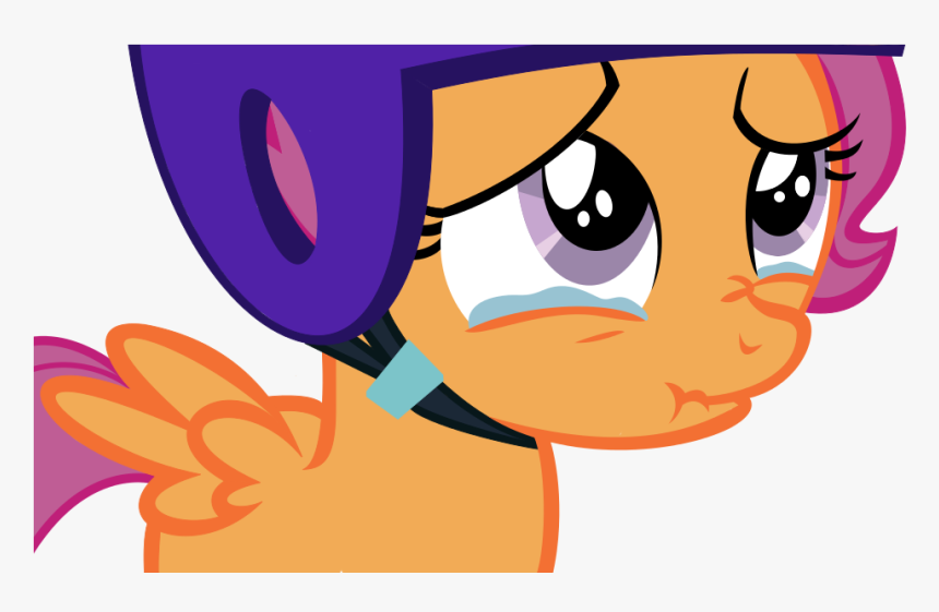 Crying Transparent Fake - Vector My Little Pony Scootaloo, HD Png ...