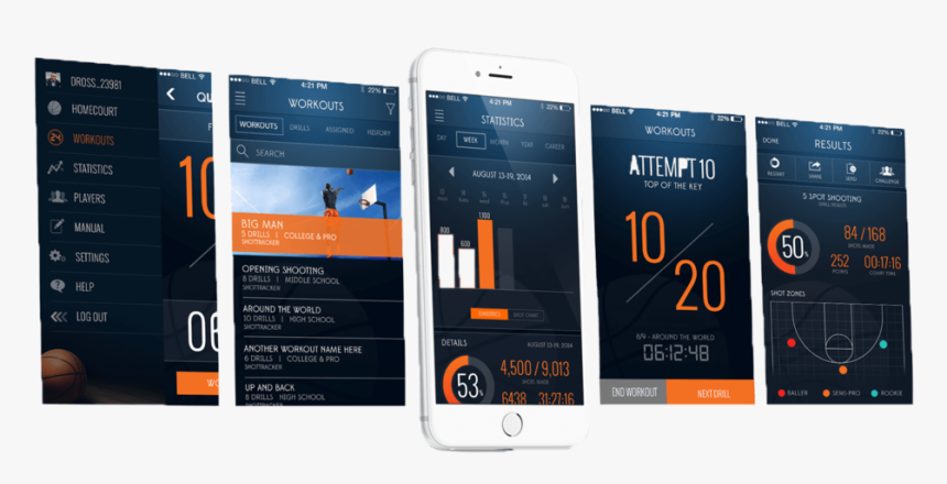 Game Changing Wireless Basketball Shot Tracker Helps - Smartphone, HD ...