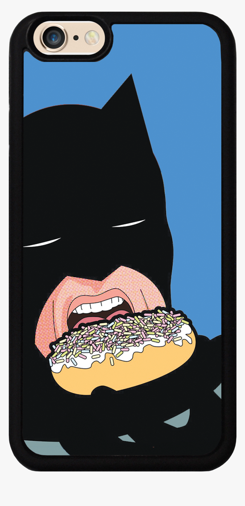 Batman Eating A Donut Case - Batman Eating A Donut, HD Png Download ...