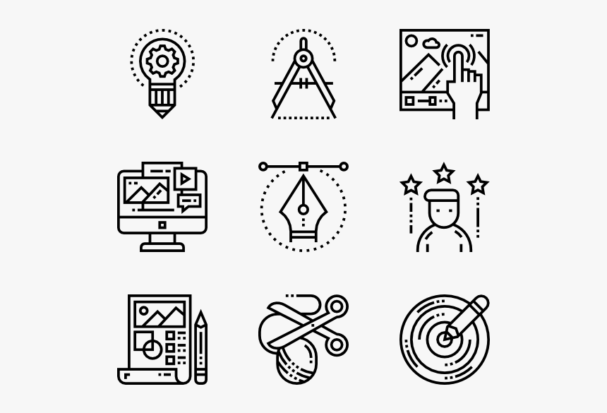 Drawing Icons - Science Research Icons, HD Png Download , Transparent ...