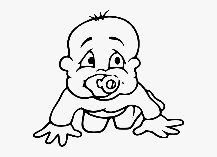 Black Baby Crawling Clip Art