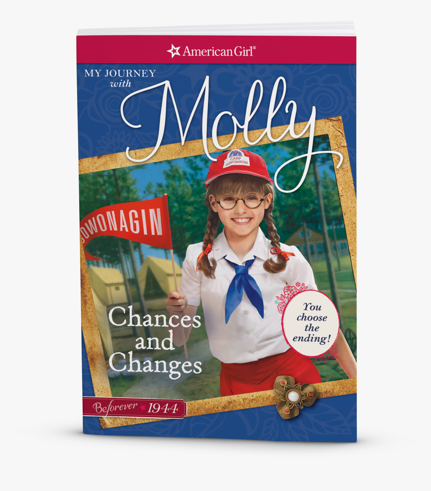 American Girl Molly Camp Book, HD Png Download , Transparent Png Image ...