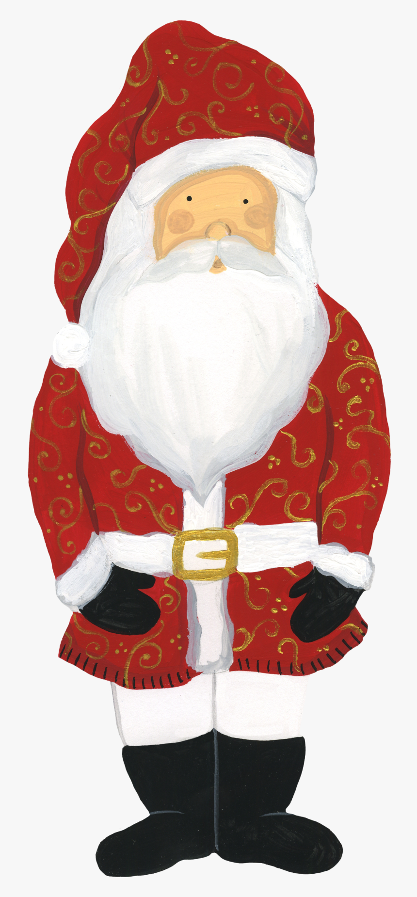 Santa Print & Cut File - Santa Claus, HD Png Download , Transparent Png ...
