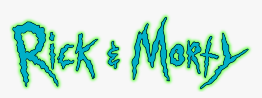 Rick & Morty - Rick And Morty Text, HD Png Download , Transparent Png ...
