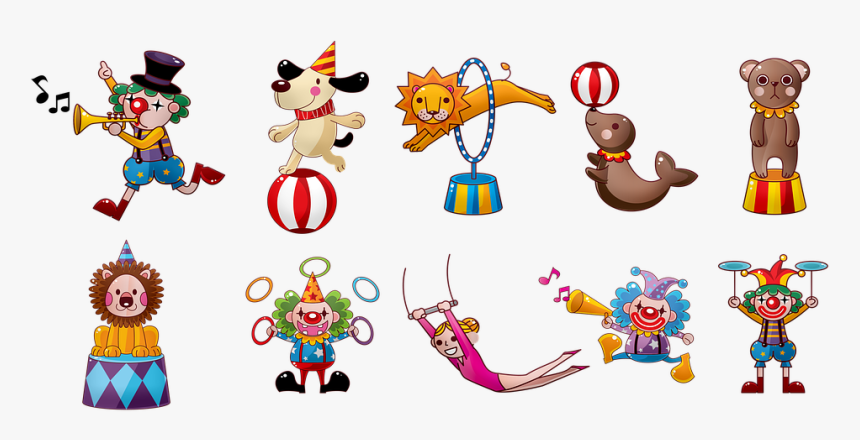 Characters Of The Circus, HD Png Download , Transparent Png Image - PNGitem