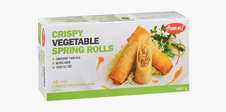 Product Image - Frozen Veggie Spring Rolls, HD Png Download ...
