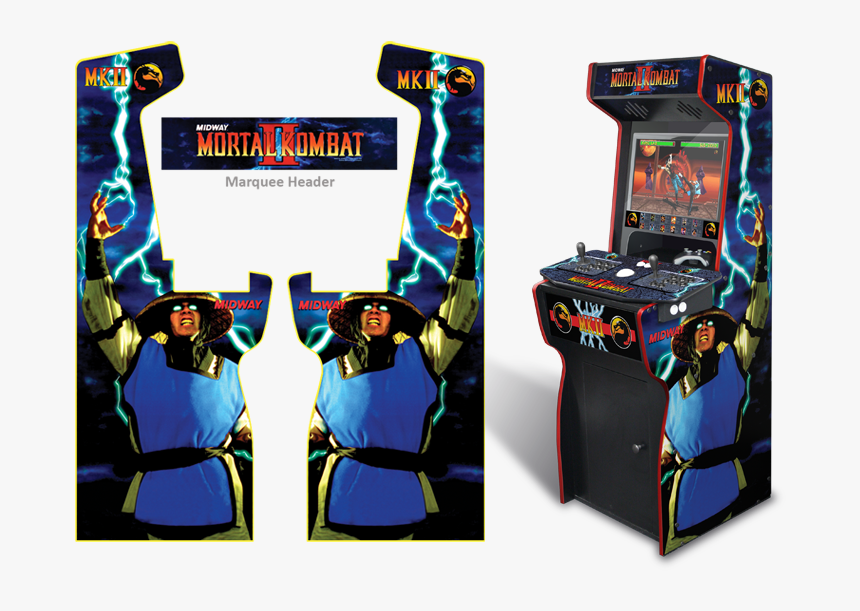 Mk2 Layout Full - Mortal Kombat Arcade Graphics, HD Png Download ...