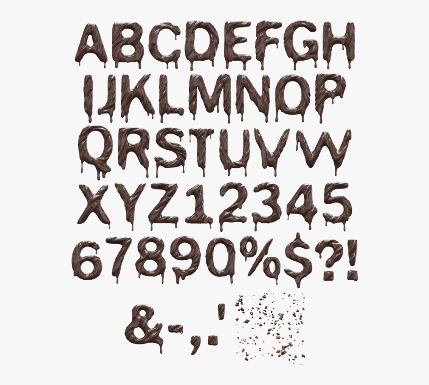 Chocolate Font, HD Png Download , Transparent Png Image - PNGitem