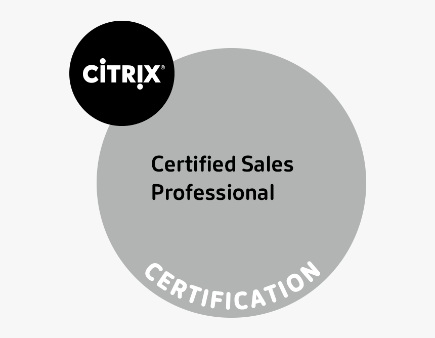 Citrix Certified Sales Professional - Circle, HD Png Download ...