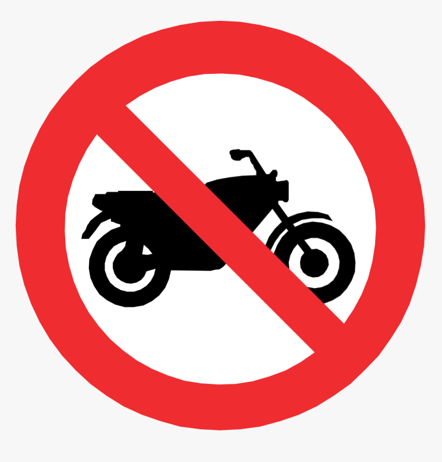 No Motorcycles Sign, HD Png Download , Transparent Png Image - PNGitem