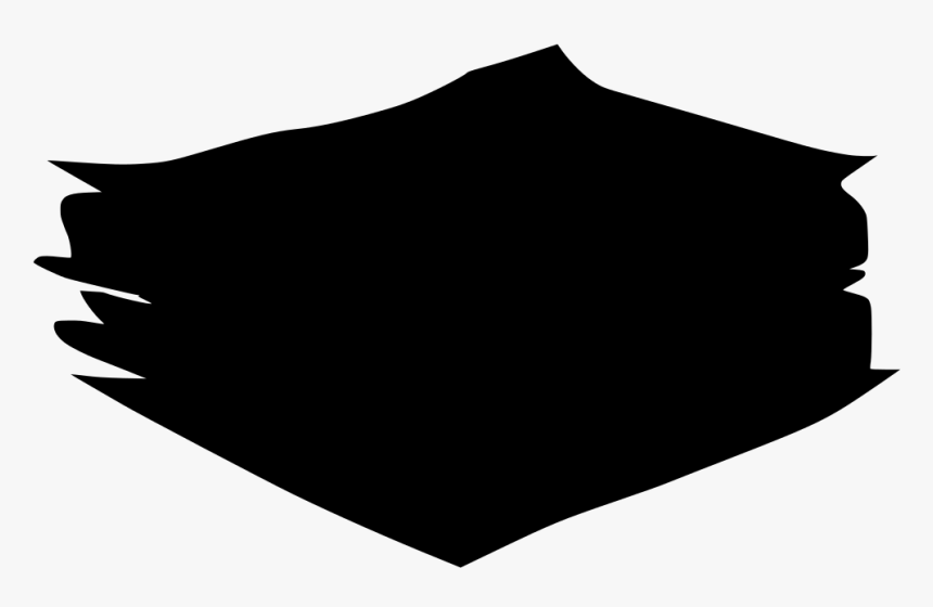 Pile Of Paper Silhouette, HD Png Download , Transparent Png Image - PNGitem