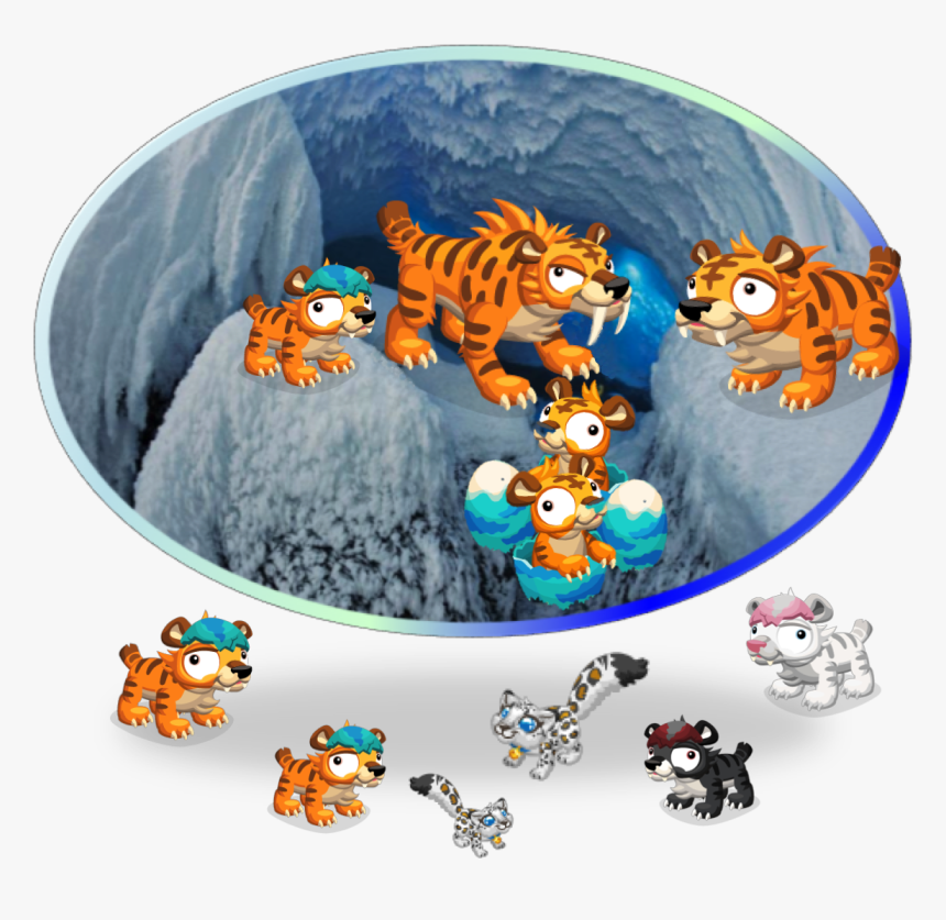 Sabertoothtiger Adult Trimmed@2x - Cartoon, HD Png Download ...