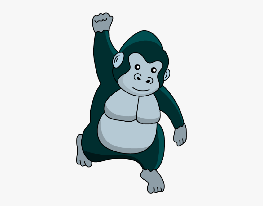 Silverback Gorilla Cartoon