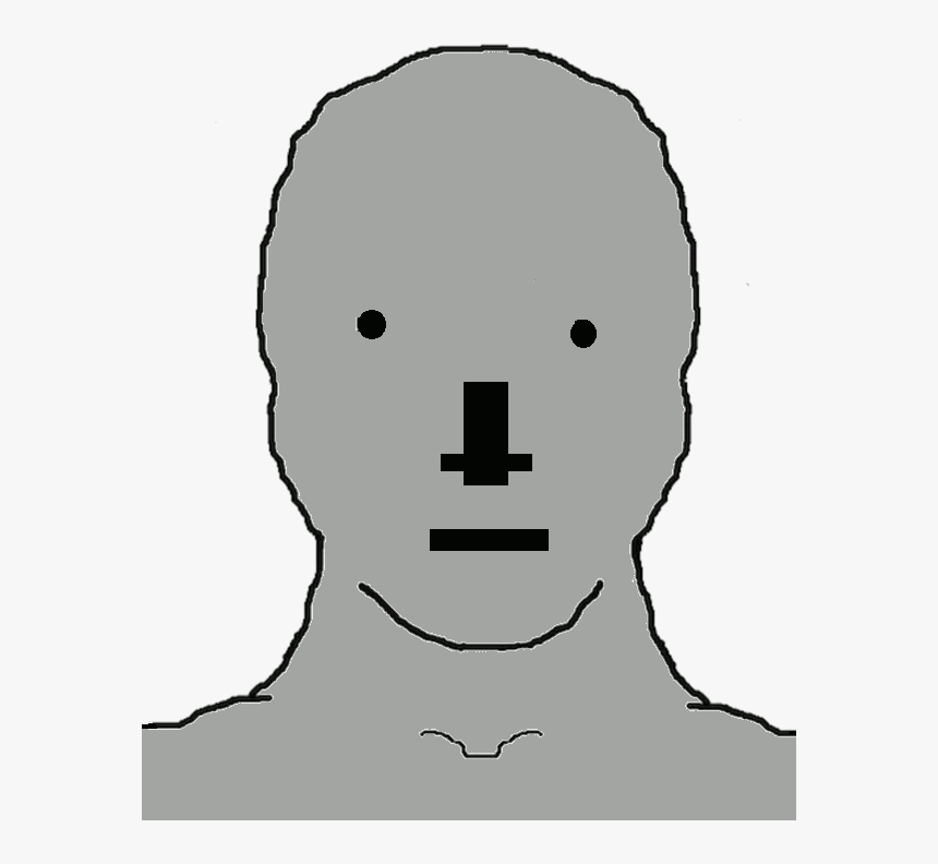 Wojak Npc, HD Png Download , Transparent Png Image - PNGitem