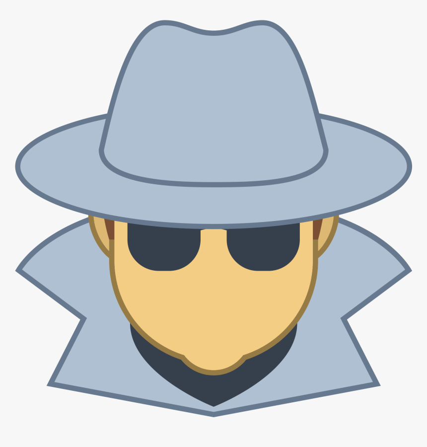 Secret Vector Spy Hat - Spy Icon Png, Transparent Png , Transparent Png ...