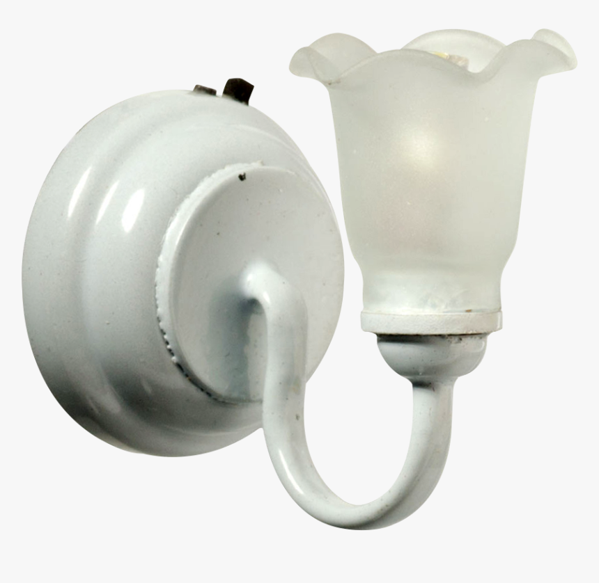 Houseworks Led Miniature White Wall Sconce Battery - Light, HD Png ...