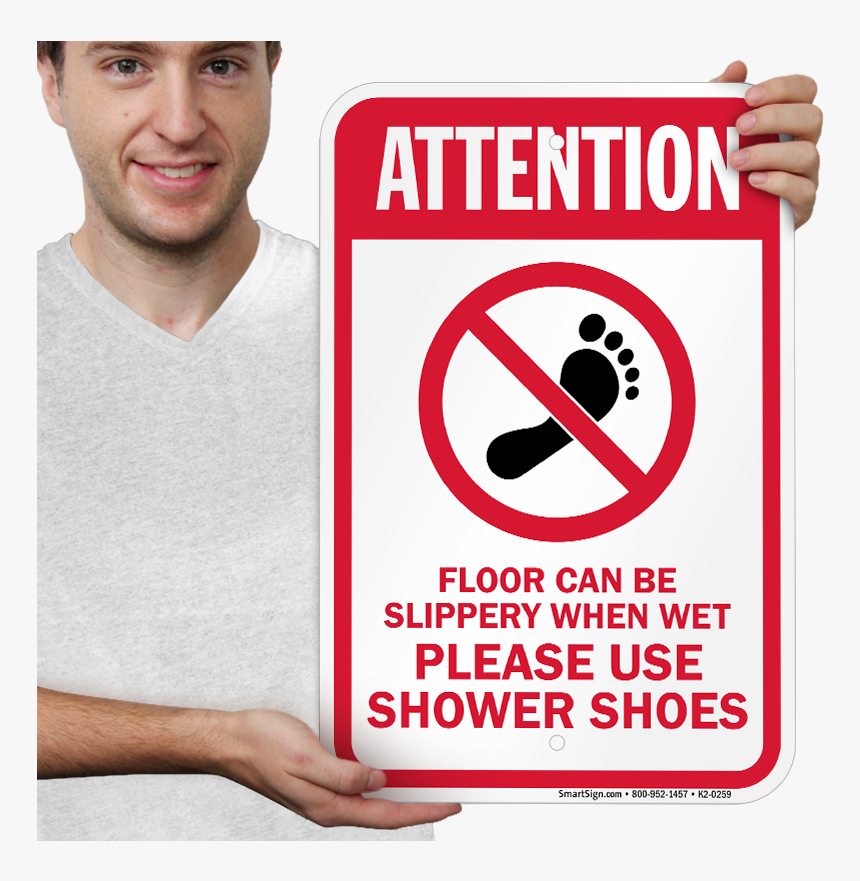 Attention Pool Safety Sign - Shower Before Entering Pool Sign, HD Png ...