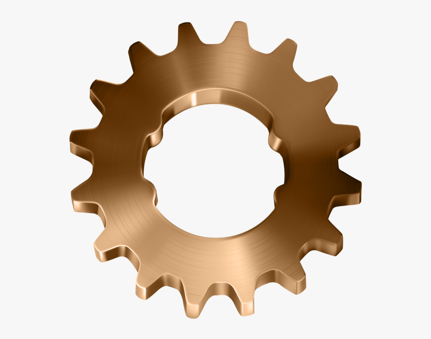 Copper Gear Transparent Clip Art Imageu200b Gallery - Machine Gear Png ...