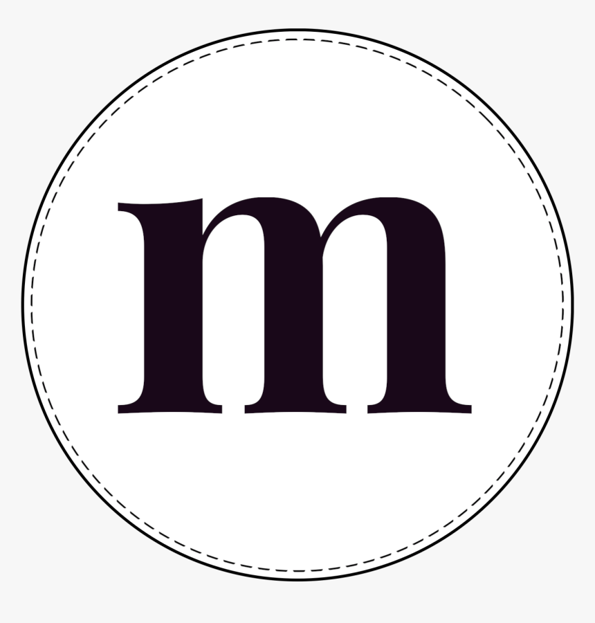 Lowercase Circle Banner Letter M, HD Png Download , Transparent Png ...