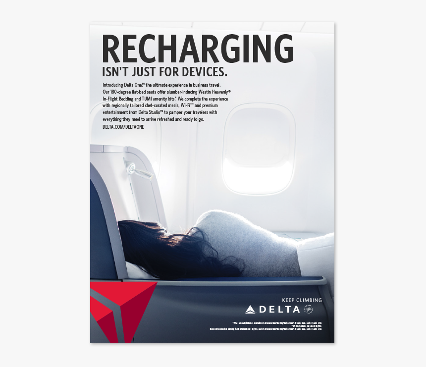Delta Print Ad 0001 Delta One, HD Png Download , Transparent Png Image ...