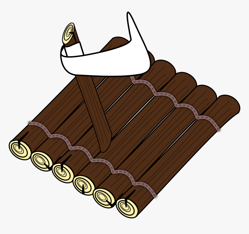 Wooden Raft Clipart, HD Png Download , Transparent Png Image - PNGitem
