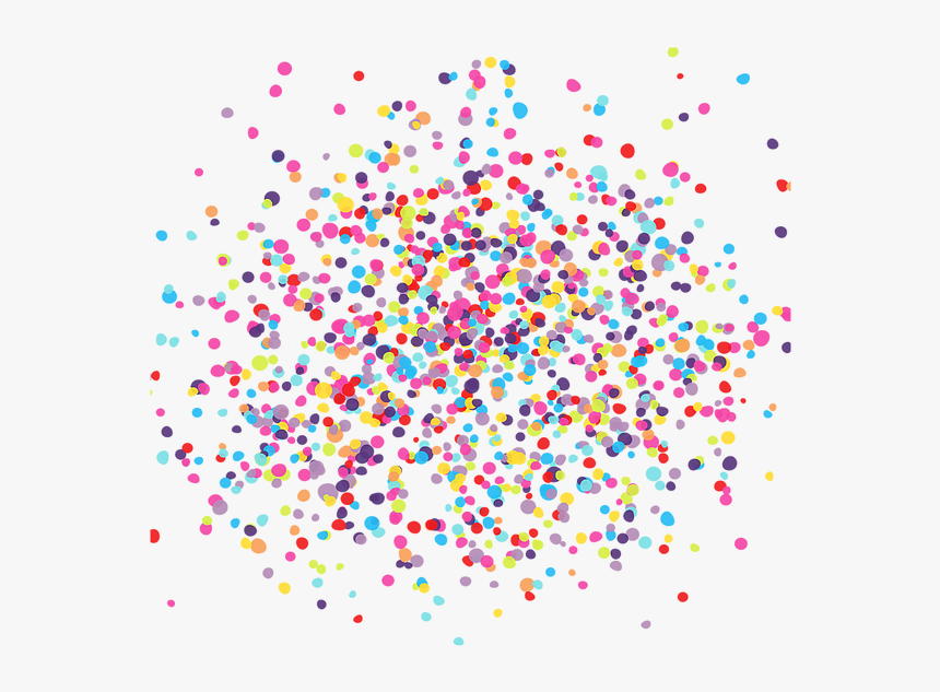 Party Confetti Vector Png