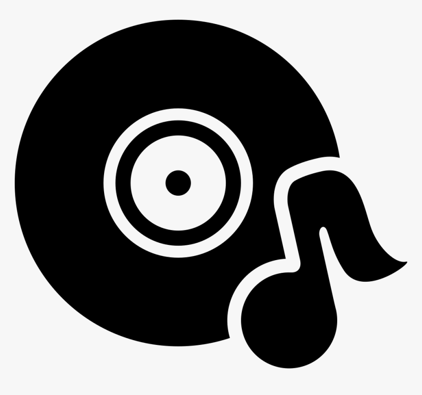 Music Disc With Music Note - Music Disc, HD Png Download , Transparent ...