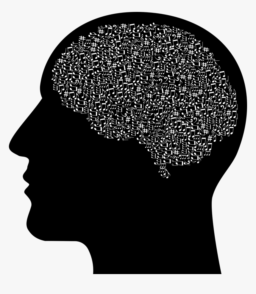 Music - Human Head Transparent Background, HD Png Download ...