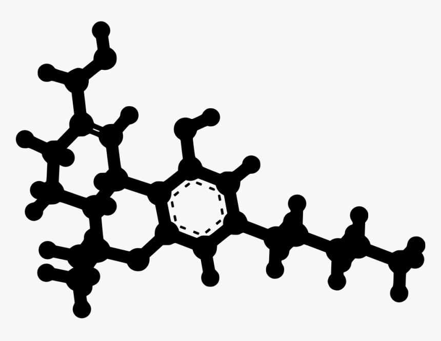 Molecules Png Thc, Transparent Png , Transparent Png Image - PNGitem