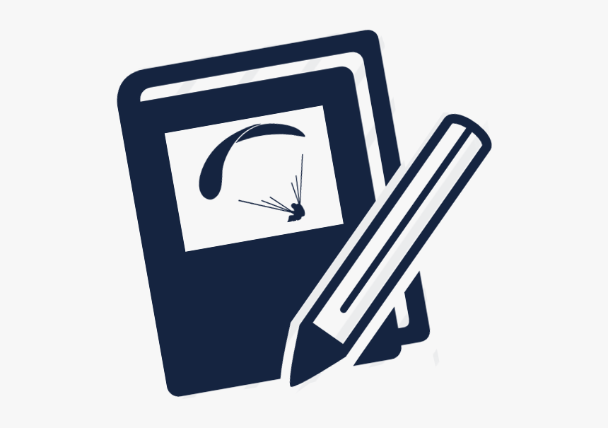 Paraglider Flight - Log Book Png, Transparent Png , Transparent Png ...