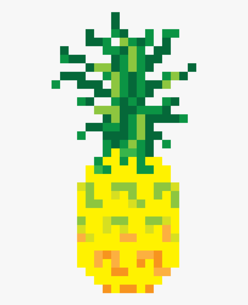 8-bit Pineapple - Pineapple 8 Bit Png, Transparent Png , Transparent ...
