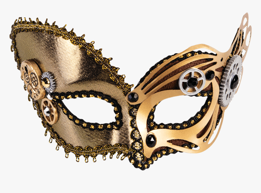 Neo-venetian Half Mask - Neo Victorian Mask, HD Png Download ...