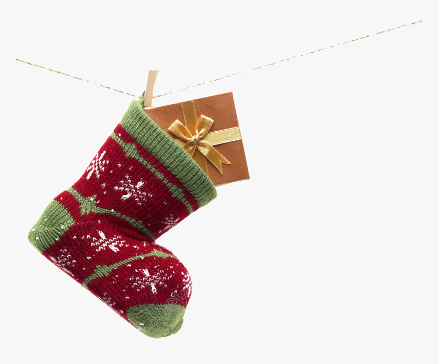 Stocking Vector Sock - Christmas Stocking, HD Png Download ...