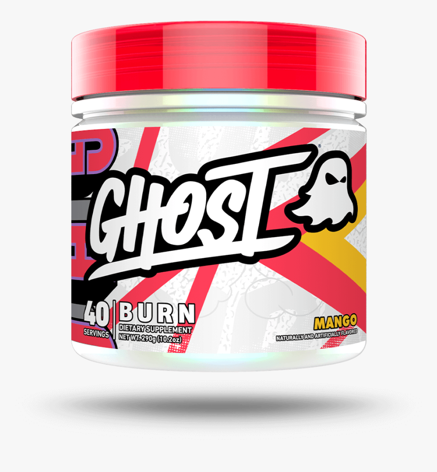 Ghost® Burn Fat Burner And Thermogenic Mango Flavor - Ghost Burn, HD ...