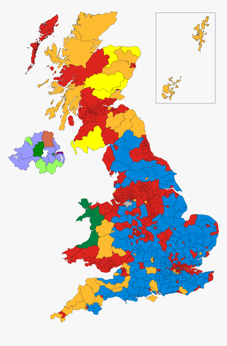 Uk Constituency Map 2018, HD Png Download , Transparent Png Image - PNGitem
