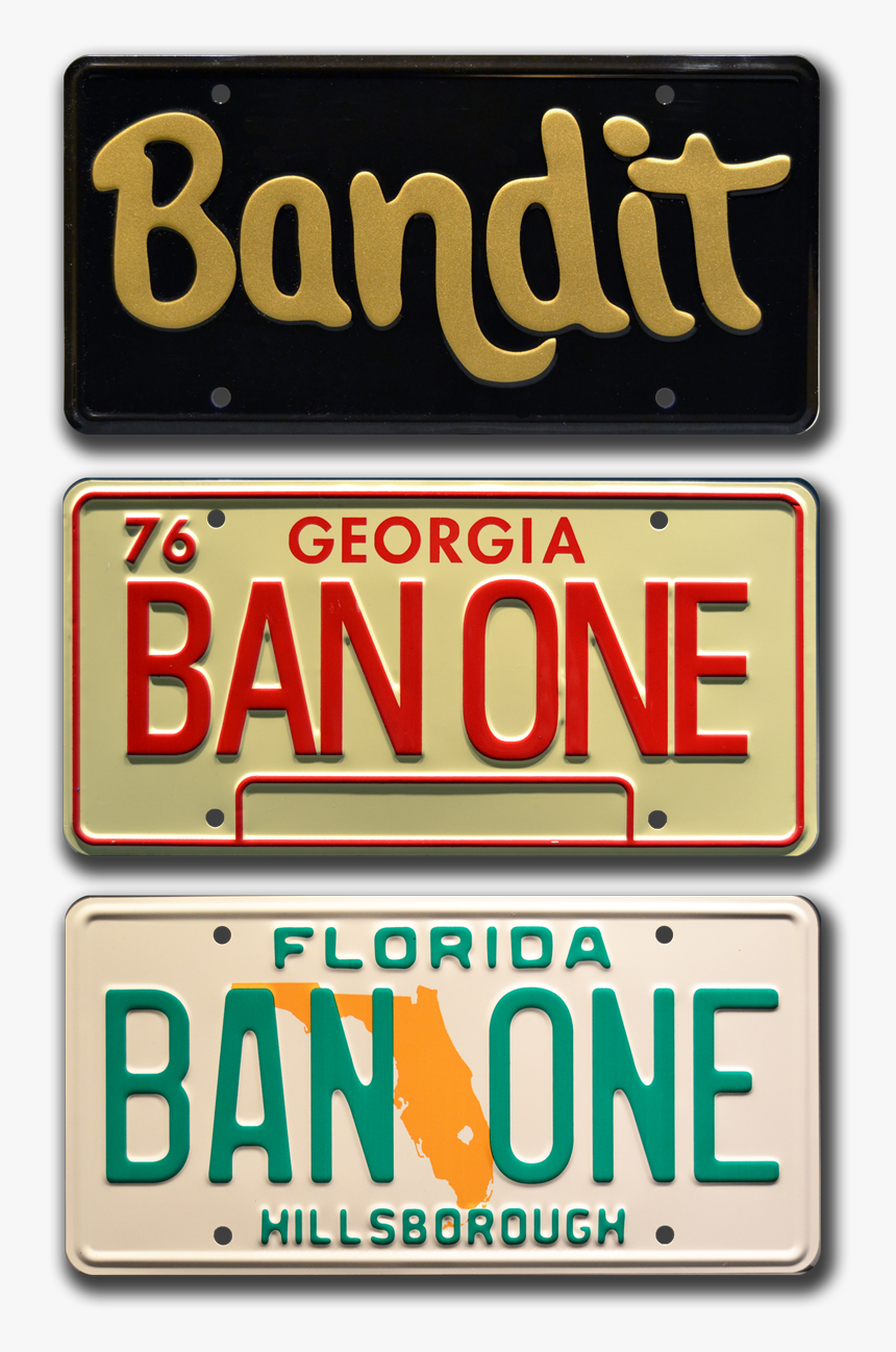 Bandit License Plate, HD Png Download , Transparent Png Image - PNGitem