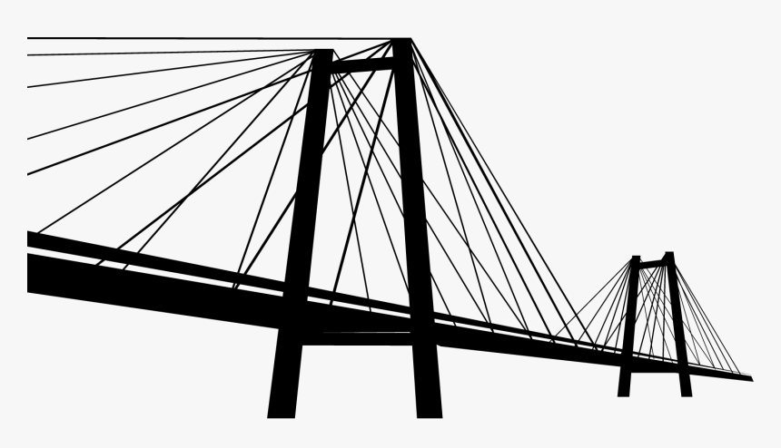 Cable Stayed Bridge Clipart, HD Png Download , Transparent Png Image ...