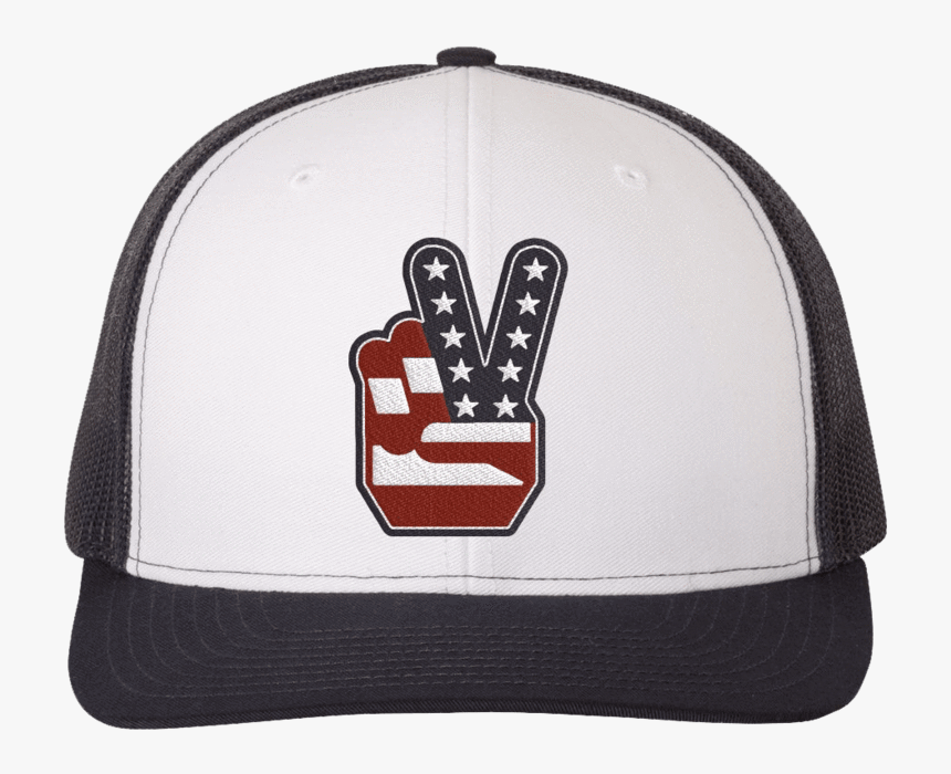 Peace Sign Trucker Hat - Baseball Cap, HD Png Download , Transparent ...