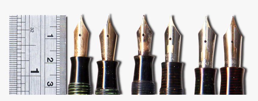 Parker Duofold Nib Sizes, HD Png Download , Transparent Png Image - PNGitem